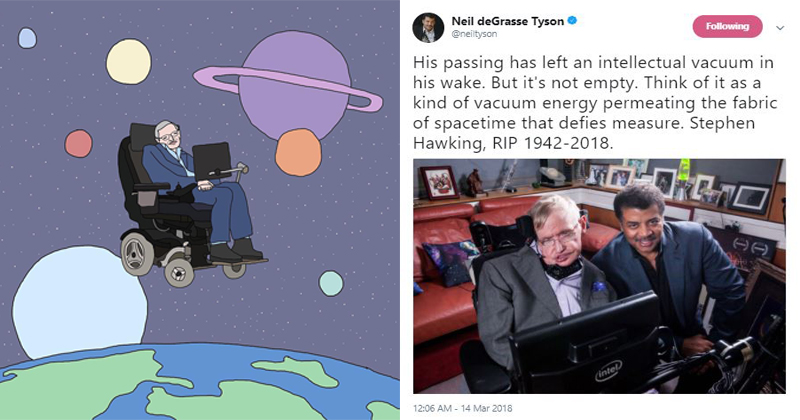 The Internet Remembers Stephen Hawking With Touching Tributes And Art ...