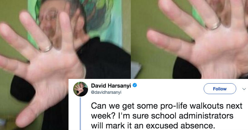 Man Trolls Teens By Calling For Pro-Life Walkouts, Gets Savagely Shut ...