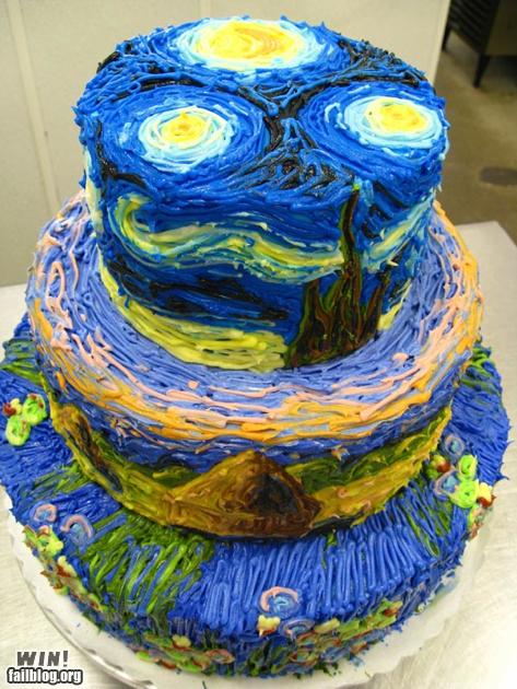 Impressionistic Cake WIN - WIN! - epic win photos