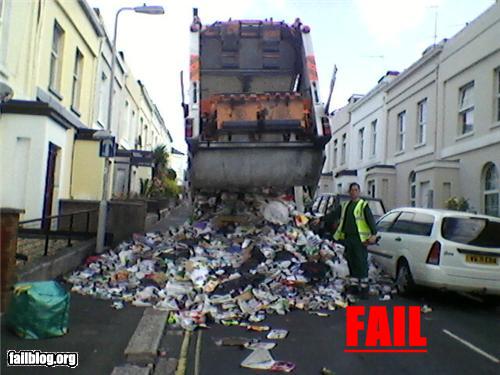 Garbage Truck FAIL - FAIL Blog - Funny Fails
