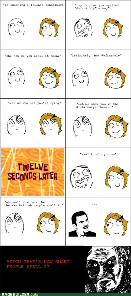 It's Definitely Not Definately - Rage Comics - rage comics
