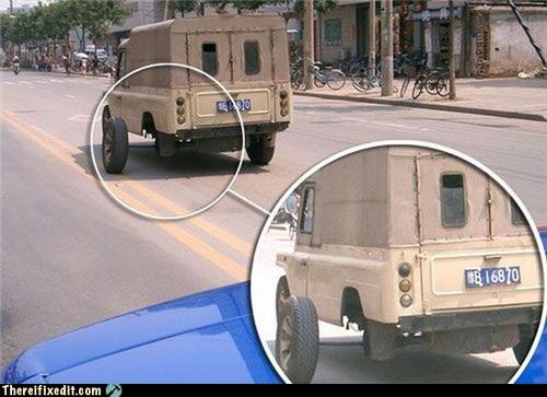 Extended Axel - There, I Fixed It - white trash repairs