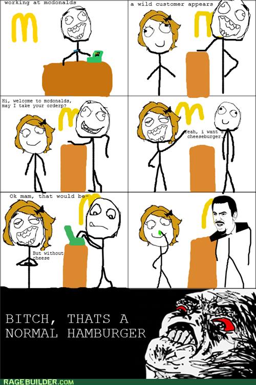Rage Comics - cheeseburger - Rage Comics - rage comics - Cheezburger