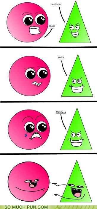 Puns - triangle - Funny Puns - Pun Pictures - Cheezburger
