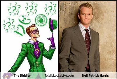 The Riddler Totally Looks Like Neil Patrick Harris - Totally Looks Like