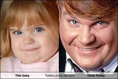 This Baby Totally Looks Like Chris Farley - Totally Looks Like