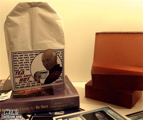 Picard Tea WIN - WIN! - epic win photos
