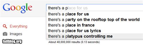 Autocomplete Me: There's A P... - FAIL Blog - Funny Fails