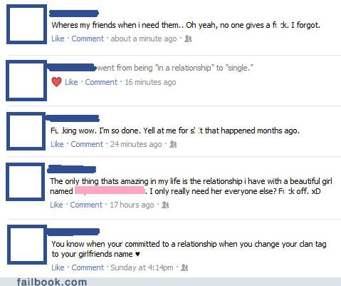 Failbook - relationship status - Funny Facebook Fails - Failing On ...