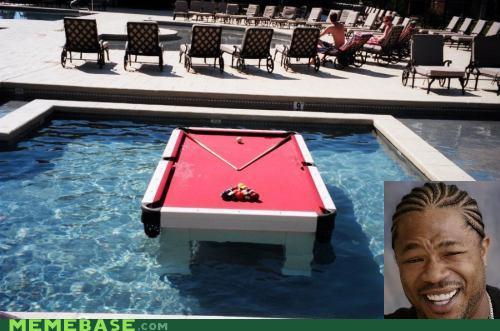 Yo Dawg, I Heard You Like Pool - Memebase - Funny Memes