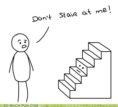 It's Stairibly Impolite! - Puns - Pun Pictures