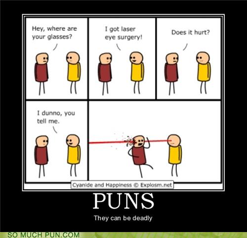 Puns - laser - Funny Puns - Pun Pictures - Cheezburger