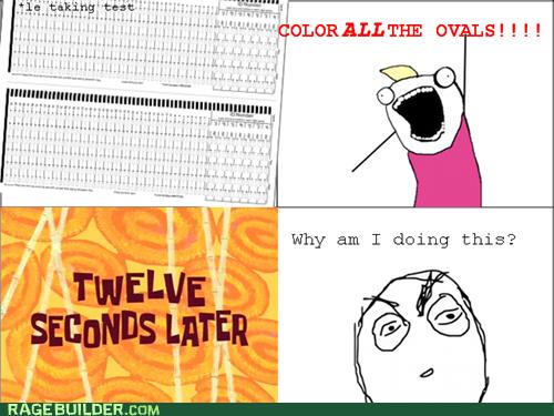 How to Fail a Test - Rage Comics - rage comics