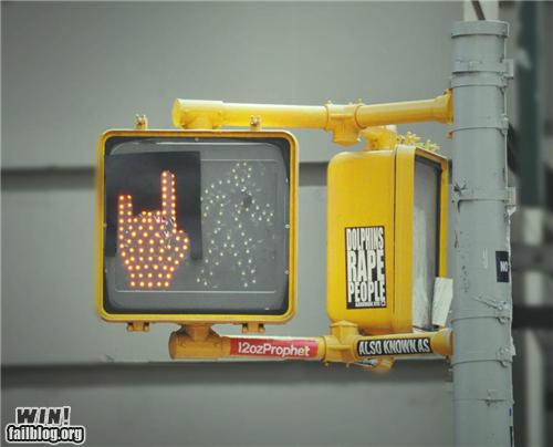 Hacked IRL: Walk/Rock On - WIN! - epic win photos