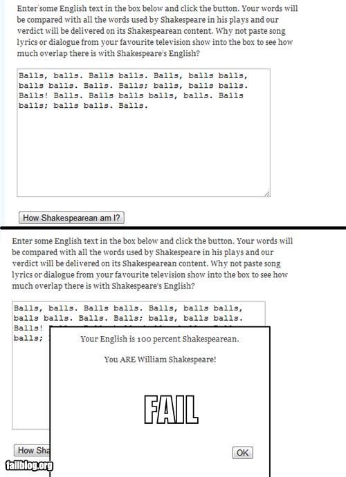 The Bard's FAIL - FAIL Blog - Funny Fails