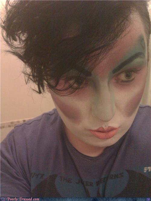 You've Got Some Face On Your Makeup - Poorly Dressed - fashion fail