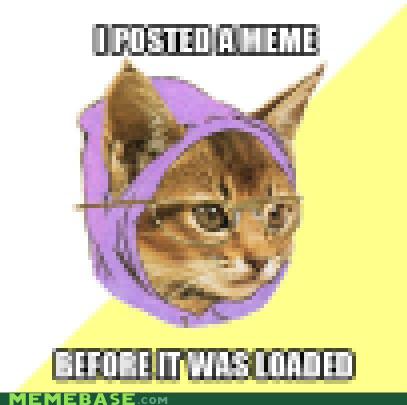 Hipster Kitty: Using 56k Modem - Memebase - Funny Memes