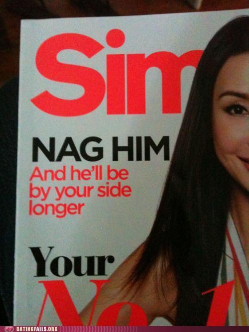 Only If "Nag" Is Slang for "Staple" - Dating Fails - dating memes ...
