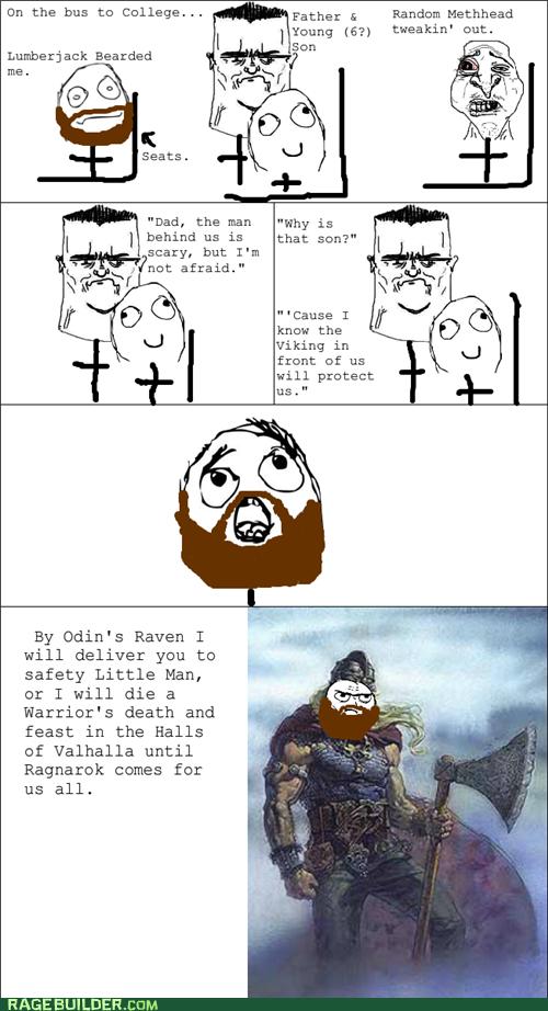 The Viking Protects You - Rage Comics - rage comics