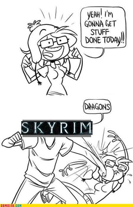 Web Comics - Skyrim - 4koma comic strip, webcomics, web comics ...
