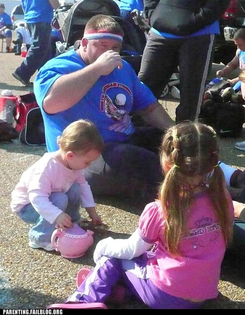 A Quick Tea With Strong-Man Dad - Parenting Fails - crazy parenting ...