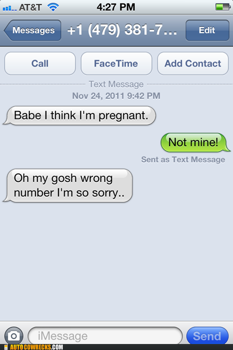 Autocowrecks - pregnant - Funny Auto-correct Fails - Funny Collection ...