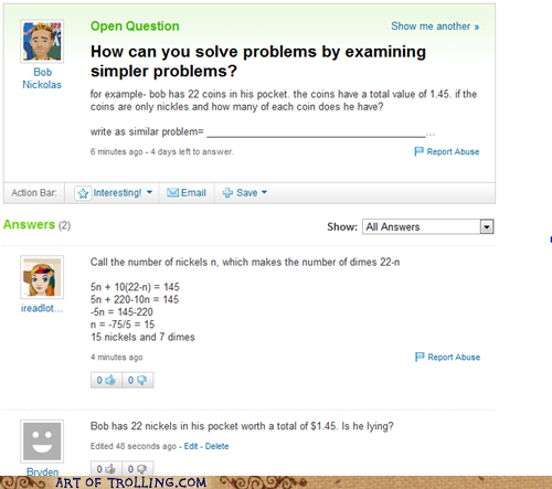 Art of Trolling - math - Troll Tricks and Pranks - Trolling 101 - Learn ...