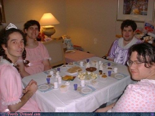 Just a normal tea party, nothing to see here... - Poorly Dressed ...
