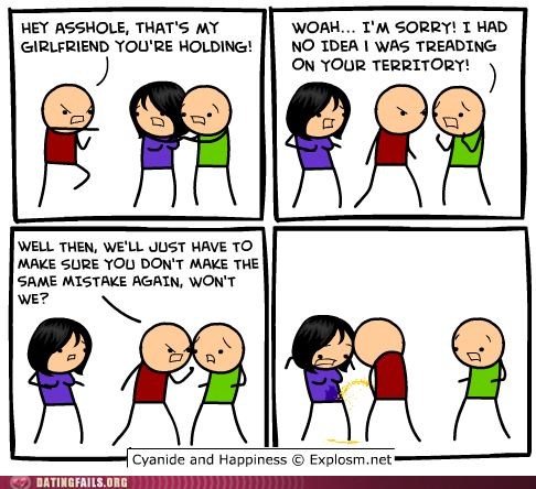 Dating Fails - cyanide-happiness - Dating FAILs & WINs | Funny Memes ...