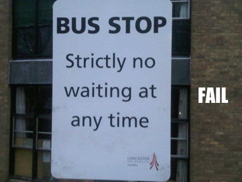 Whole Point of a Bus Stop FAIL - FAIL Nation - Vintage FAILs of the ...