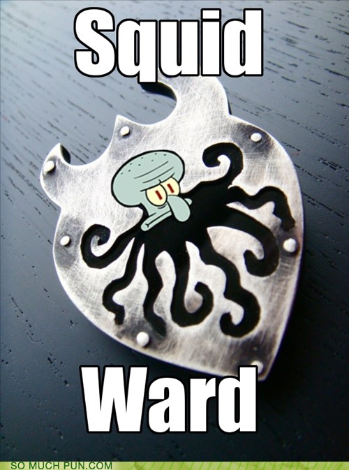 Puns - squidward - Funny Puns - Pun Pictures - Cheezburger