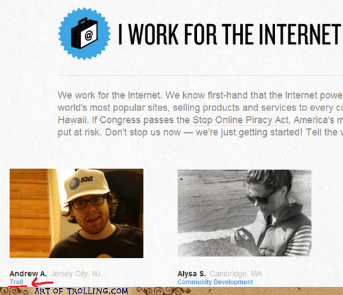 It's a Tough Job - Art of Trolling - Troll | Trolling | Yahoo Answers ...