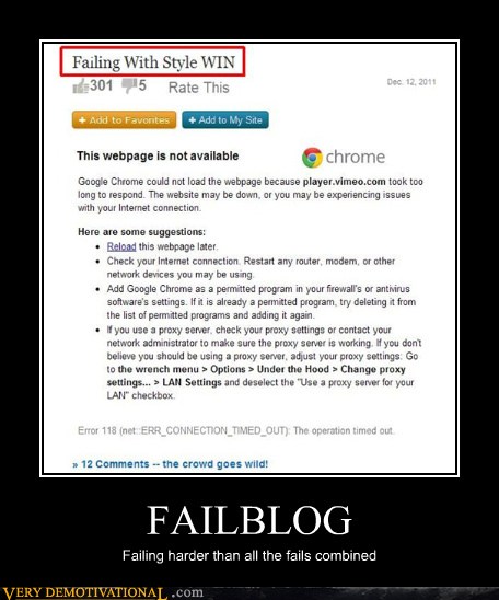 FAILBLOG - Very Demotivational - Demotivational Posters | Very ...