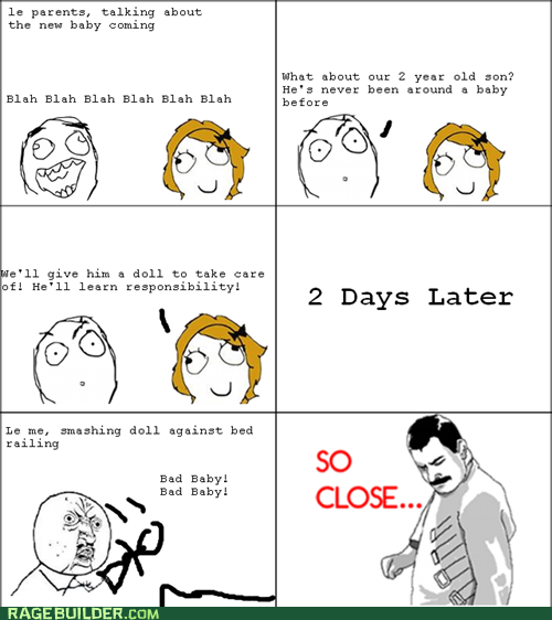 I Don't Want a Sibling - Rage Comics - rage comics