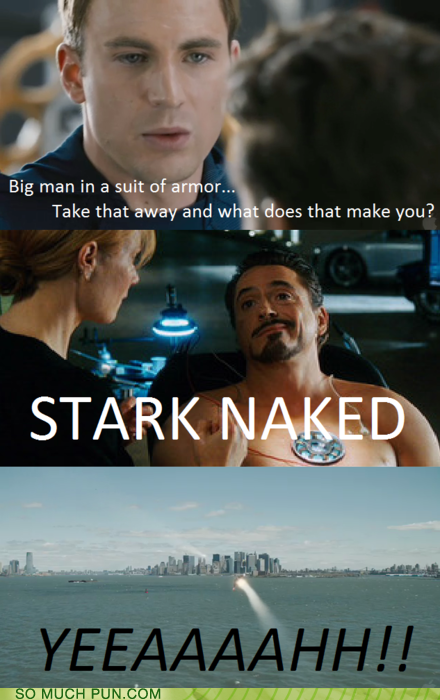 Puns - tony stark - Funny Puns - Pun Pictures - Cheezburger
