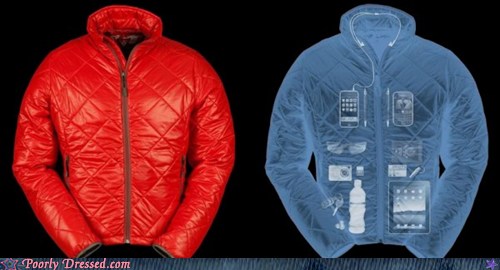 Dressed to Win: Who needs a backpack when you have this jacket ...