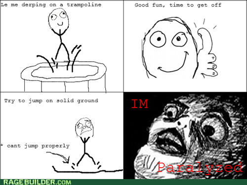 The Ground Is So Hard - Rage Comics - rage comics