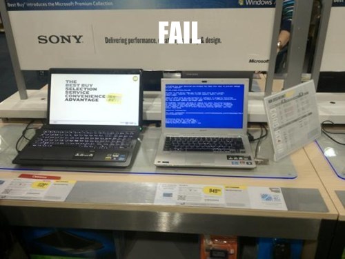 Product Display FAIL - FAIL Nation - Vintage FAILs of the Epic Variety