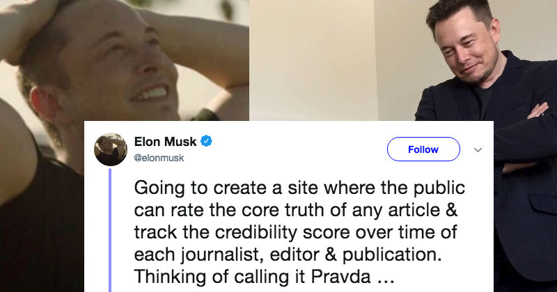 Elon Musk Lights Up Twitter With His Journalist Review Site Idea - FAIL ...