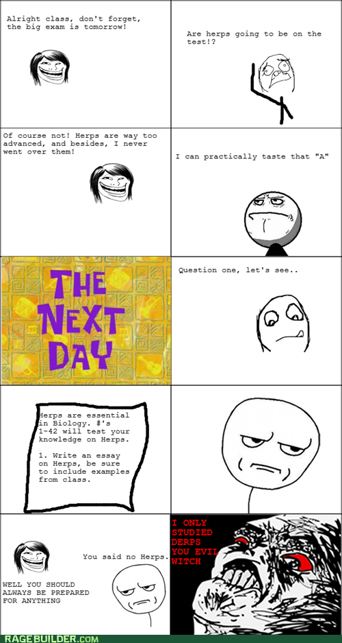 It's Only Worth 100% of Your Grade - Rage Comics - rage comics