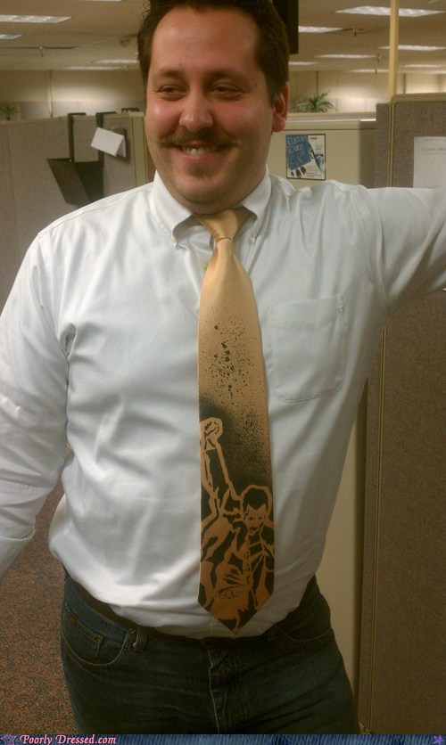 Looks like someone just got a promotion - Poorly Dressed - fashion fail