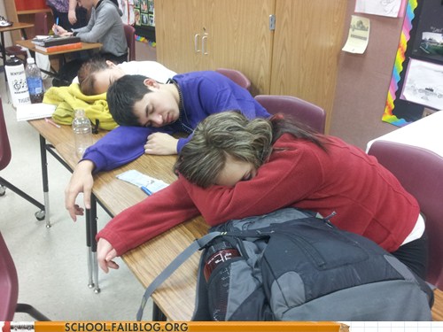 Every Morning Lecture Ever - School of Fail - homework class test