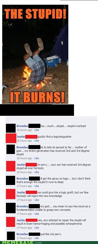 That Burning Sensation - Memebase - Funny Memes