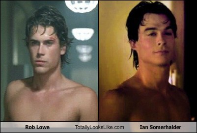 Rob Lowe Totally Looks Like Ian Somerhalder - Totally Looks Like