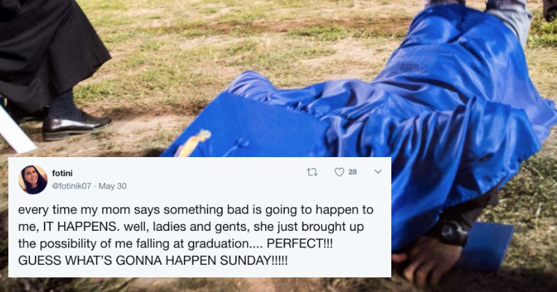 6 Mortified People That Failed To Remain Upright At Their Graduation ...