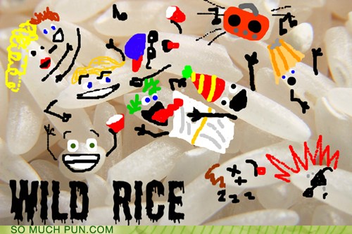 Puns - rice - Funny Puns - Pun Pictures - Cheezburger