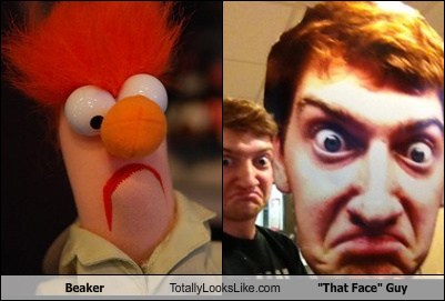 Beaker Totally Looks Like "That Face" Guy - Totally Looks Like