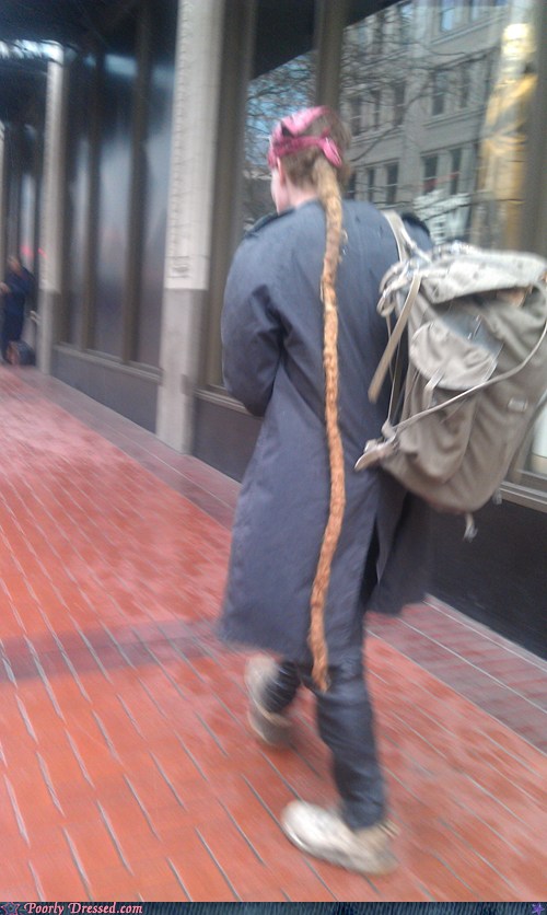 Poorly Dressed Rat Tail Fashion Fail Cheezburger