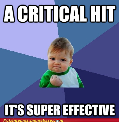 Pokémemes - critical hit - Pokemon Memes - Pokémon, Pokémon GO ...