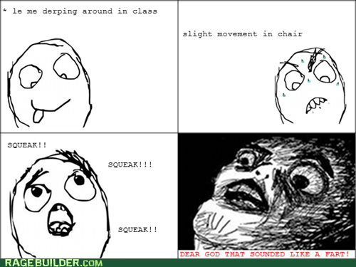 Oh God, Everyone Heard and Thinks I Have Gas - Rage Comics - rage comics